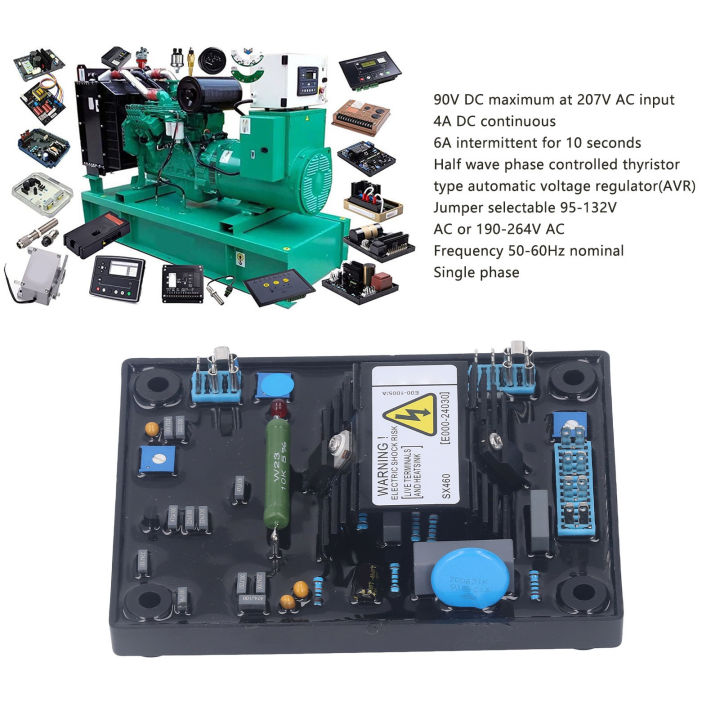 Automatic Voltage Regulator AVR Module Stable Working SX460 for 8KW ...