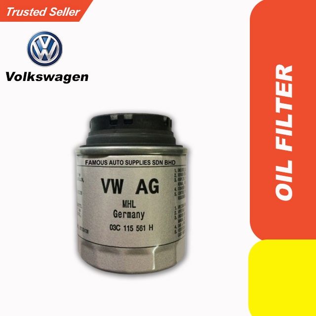 [Original] Volkswagen TSI Engine Oil Filter - VW Jetta 1.4 / Bettle 1.4 ...