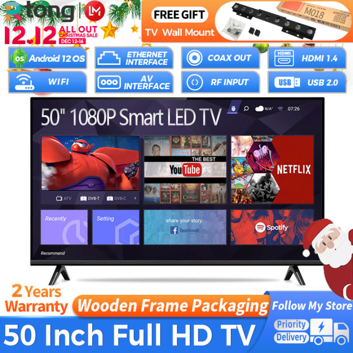 Rtong digital TV 55 50 32 26 inches Full HD LED slim flat screen yotube ...