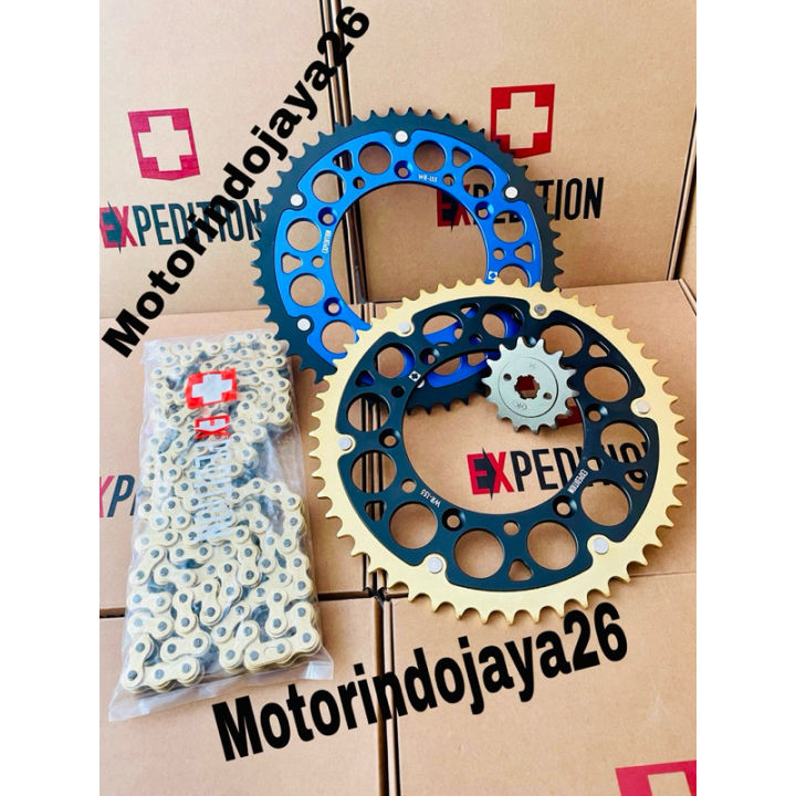 Gear Set 520 Yamaha Wr 155 Gir paket yamaha wr155 Expedition almunium ...