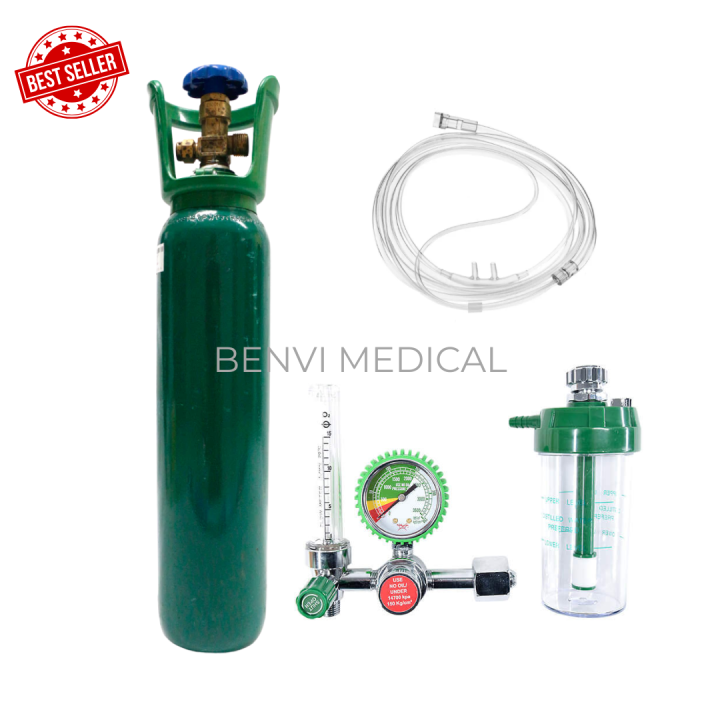 Medical Oxygen Tank 5lbs with Regulator and Cannula | Lazada PH