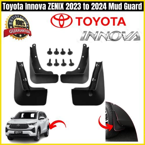 Toyota Innova ZENIX 2023 to 2024 Mud Guard Mud Flap Mudguard Car ...