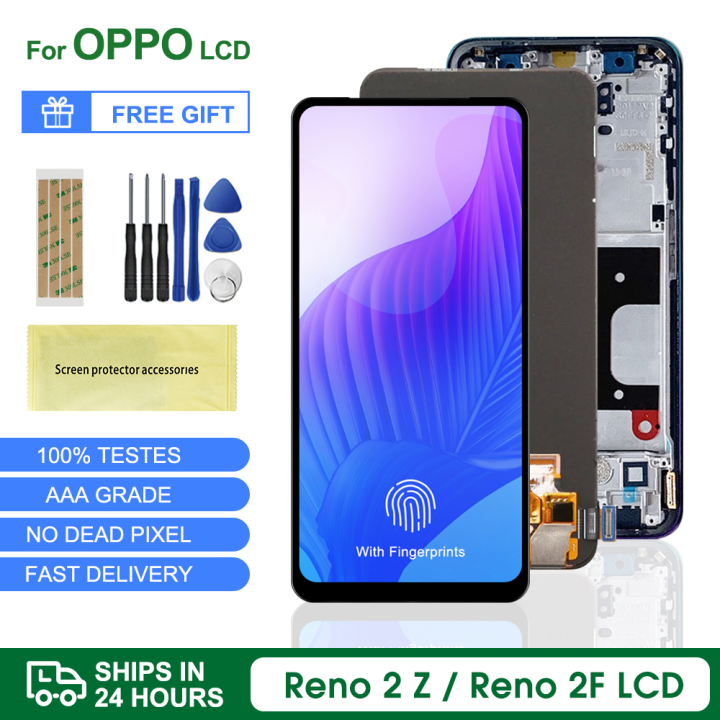 6.53" Super AMOLED For Oppo Reno2 Z /Reno 2Z / Reno 2F LCD Display ...