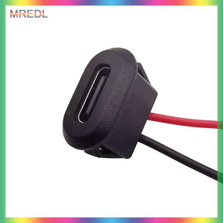 MREDL USB Type C Connector Jack Female Type-C With Card Buckle 3A High ...