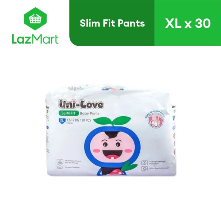 UniLove Slim Fit Baby Pants 30s XL | Lazada PH