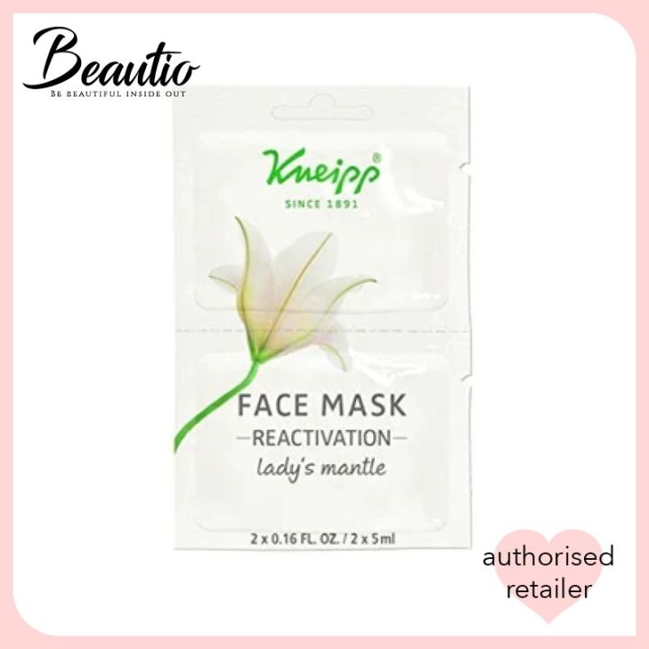 Kneipp Lady's Mantle Face Mask - Reactivation | Lazada Singapore