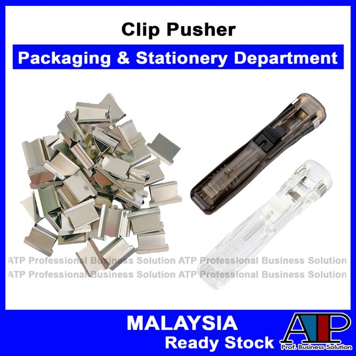 Clip Pusher Transparent Paper Clipper Student Simple Seamless Stapler ...