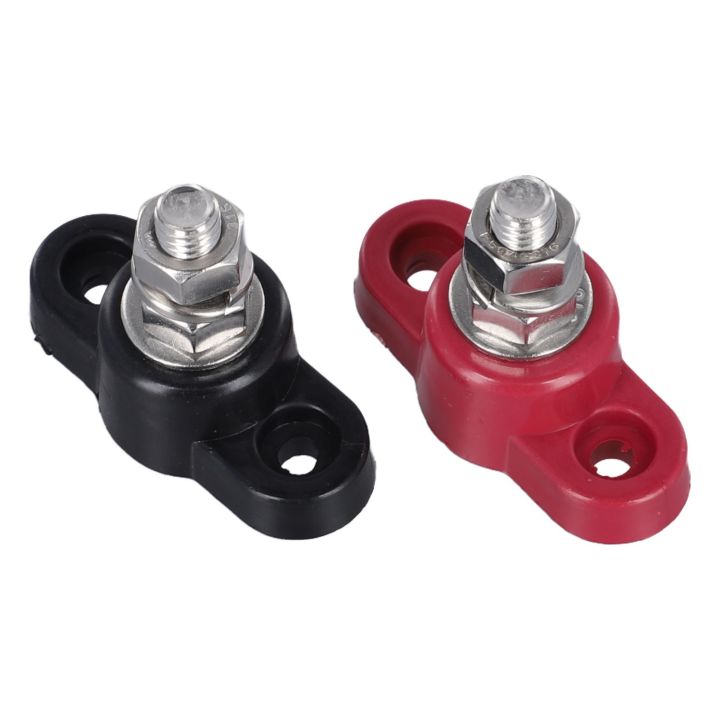 Unnicoco Battery Terminal Block Pair for 12V Systems with Stainless ...
