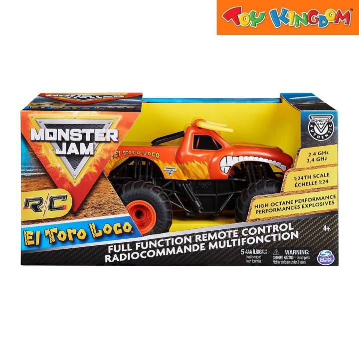 Monster Jam El Toro Loco Full Function Remote Control Radiocommande ...