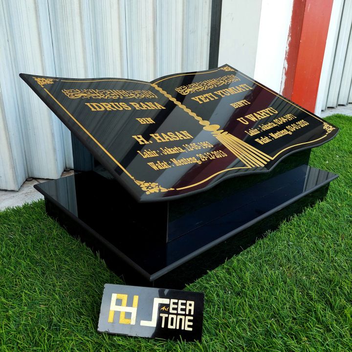 BATU NISAN MAKAM BUKU DUDUKAN 40x60 FULL GRANIT TILE | Lazada Indonesia