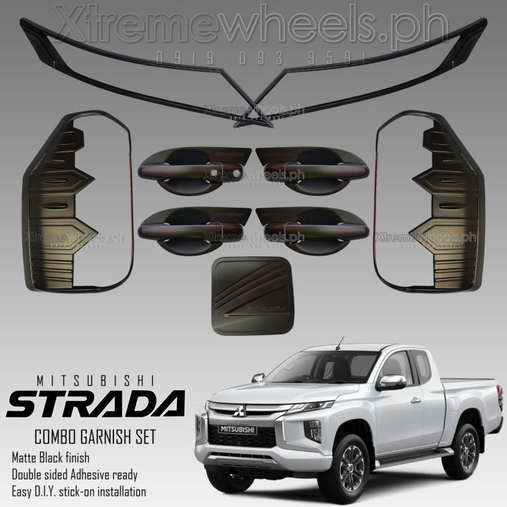 Strada 2019 - 2023 Matte Black Cover Thailand Made ( Cover Head light ...