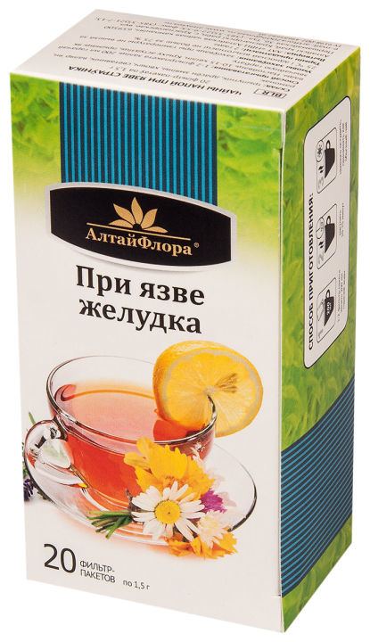 АЛТАЙ ФЛОРА Чайный напиток при язве желудка 20пак. | Lazada.co.th