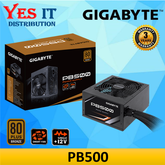 Gigabyte PB500 80Plus Bronze 500W Power Supply | Lazada