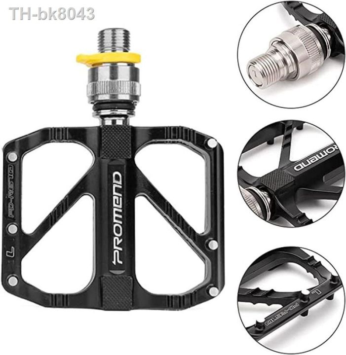 ☂๑♛ PROMEND Ultralight 3 Bearings Pedal Bicycle Bike Pedal Anti-slip Footboard Bearing Quick ...
