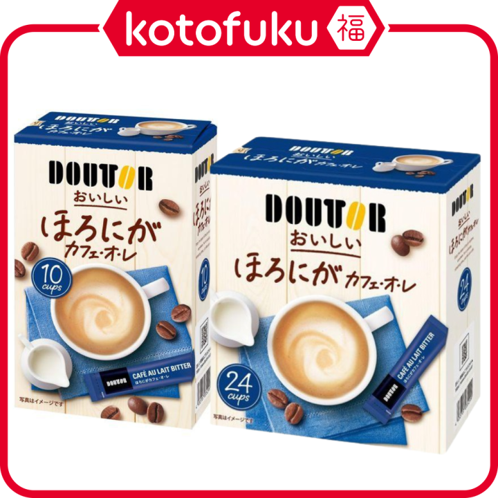 Doutor Coffee Bittersweet Cafe au Lait 10 Sticks / 24 Sticks | Lazada
