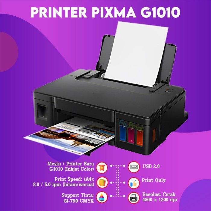 Printer Canon Pixma G2020 G2010 Print Scan Copy all in One terbaru - ORIGINAL, G1010 Original ...