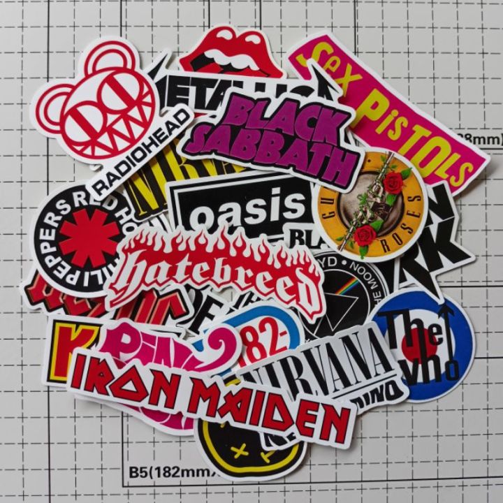 Sticker Pack Band Logo best stiker JA | Lazada Indonesia