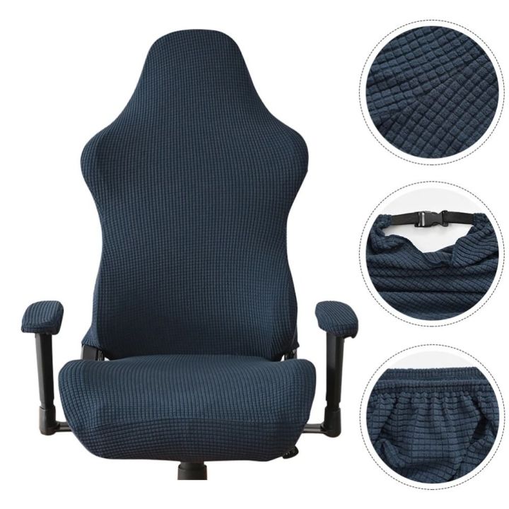 OOC Solid Color Gaming Chair Cover Elastic Polyester Seat Protectors ...