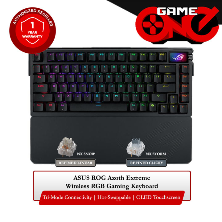 ASUS ROG Azoth Extreme Tri-Mode RGB Mechanical Gaming Keyboard (M702) | Lazada PH