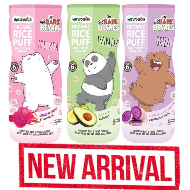 Natufoodies Rice Puff We Bare Bears Versions | Lazada