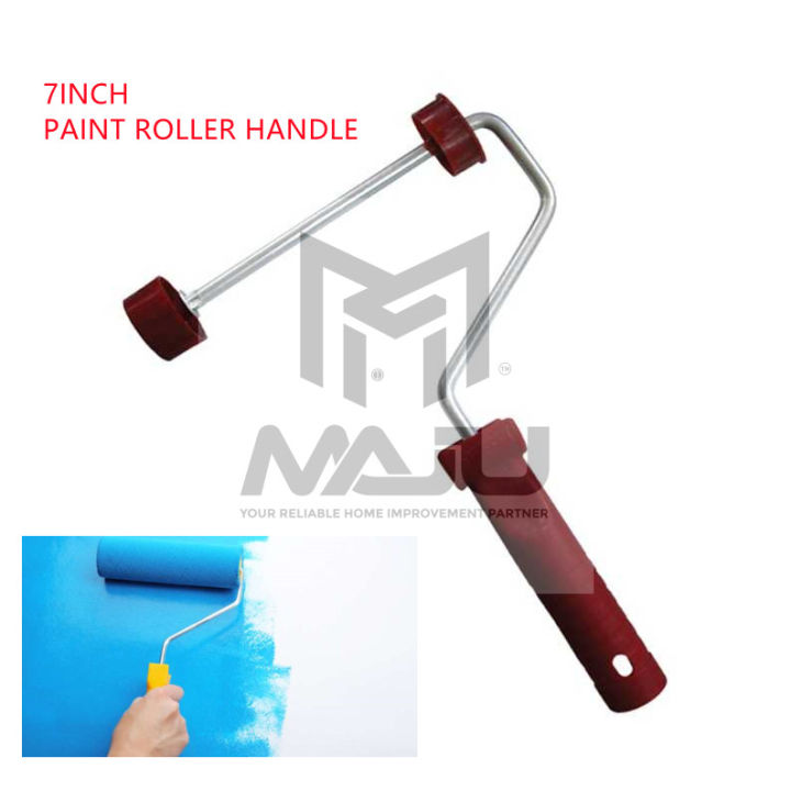 MAJU PAINT ROLLER HANDLE 7" / TANGKAI CAT (BATANG ROLLER CAT) | Lazada