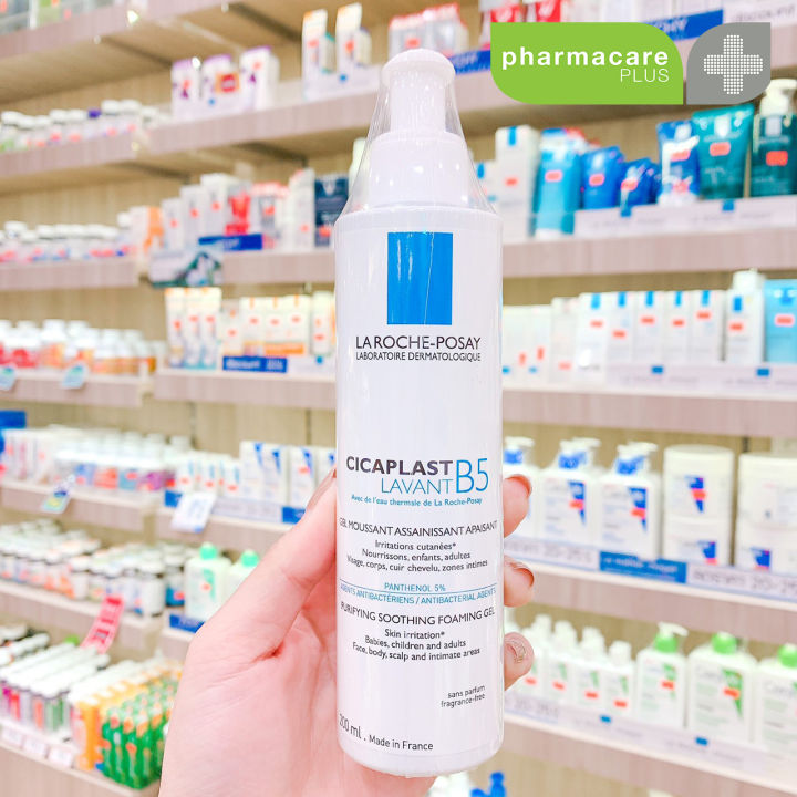 แท้💯ฉลากไทย La Roche-Posay Cicaplast Lavant B5 200 ml เจลทำความสะอาดผิวหน้า,ผิวกาย,หนังศีรษะ,และ ...