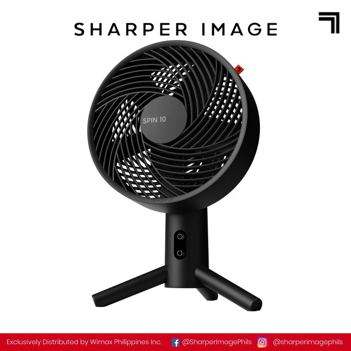 Sharper Image SPIN 10 Oscillating Desktop Fan | Lazada PH