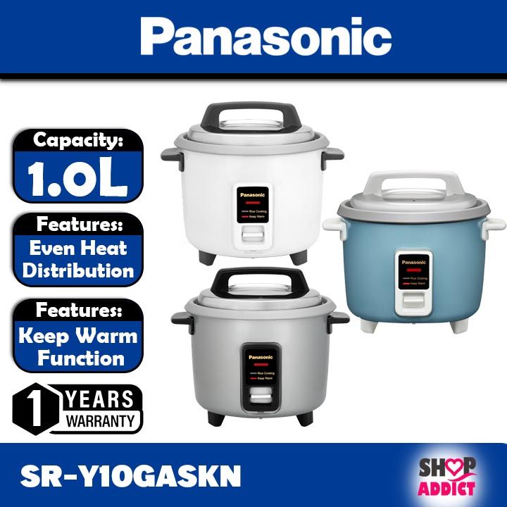 Panasonic SR-Y10G 1L Rice Cooker with Keep Warm Function / Periuk Nasi ...