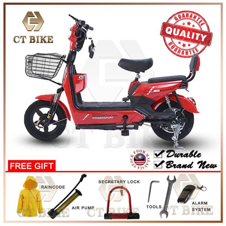 CT-BIKE Electric Scooter EBike 48V12AH With Pedal | Lazada