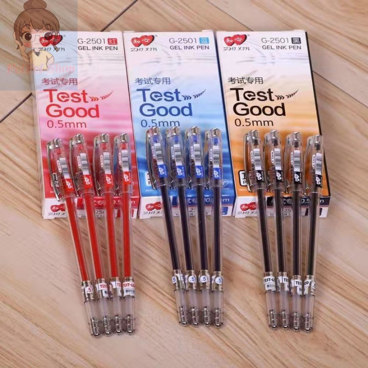 CFF💎Test Good Gel ink pen G-2501 0.5mm 12pcs/box school supplies ...