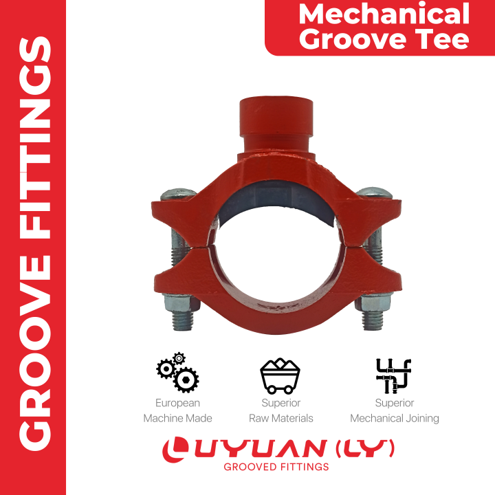 LY (Luyuan) Groove Fittings - Mechanical Tee Groove | Lazada PH