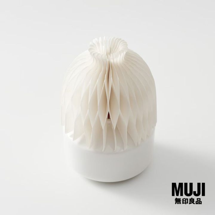 มูจิ กระดาษหอมปรับอากาศพร้อมพอร์ซเลนสีขาวทรงดอกไม้ - MUJI Paper ...