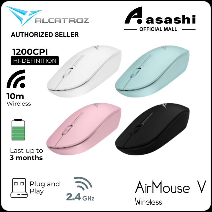 Alcatroz AirMouse V 1200CPI Wireless Optical Mouse | Lazada