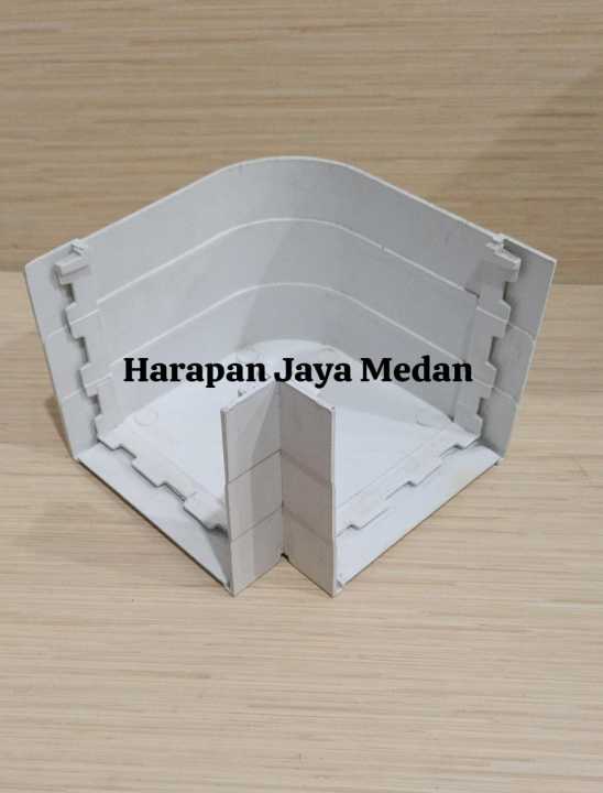 Belokan / Siku Talang Air Petak Putih Tebal Ukuran 4 Inch | Lazada ...