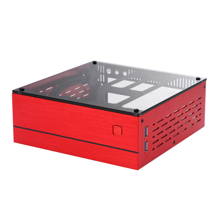 HTPC ITX Case Chassis Computer Aluminum Steel Plate Case Desktop Case ...