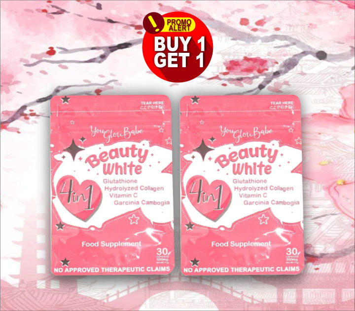 Buy1 Take 1 You Glow Babe Glutathione Beauty White 4 in 1 with FREE Soaps | Lazada PH