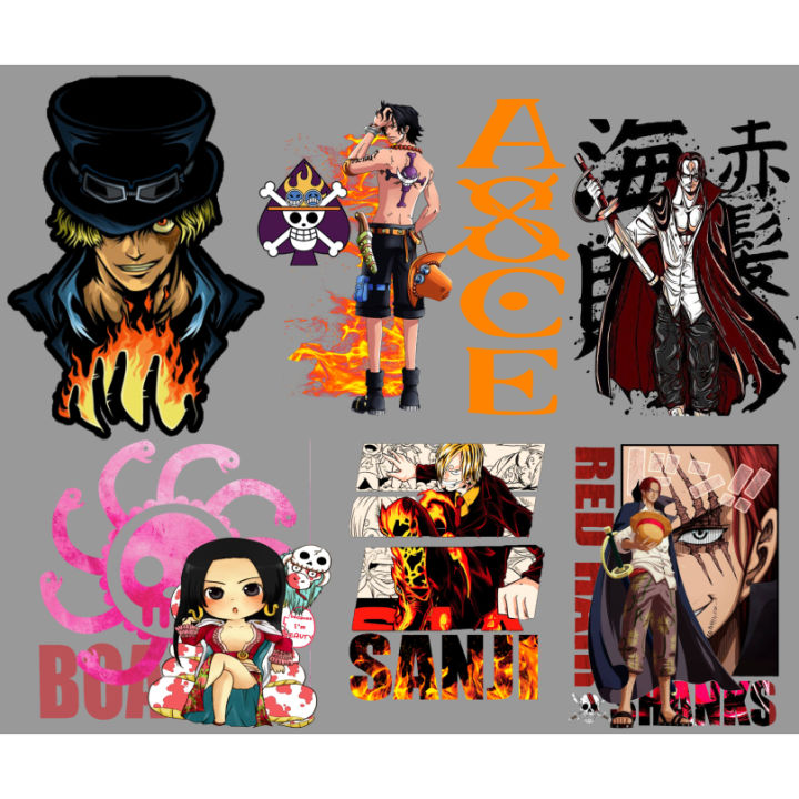 a DTF IRON ON - ANIME - ONE PIECE MIX vol.3 Designs A4, A3, A3+ Print ...