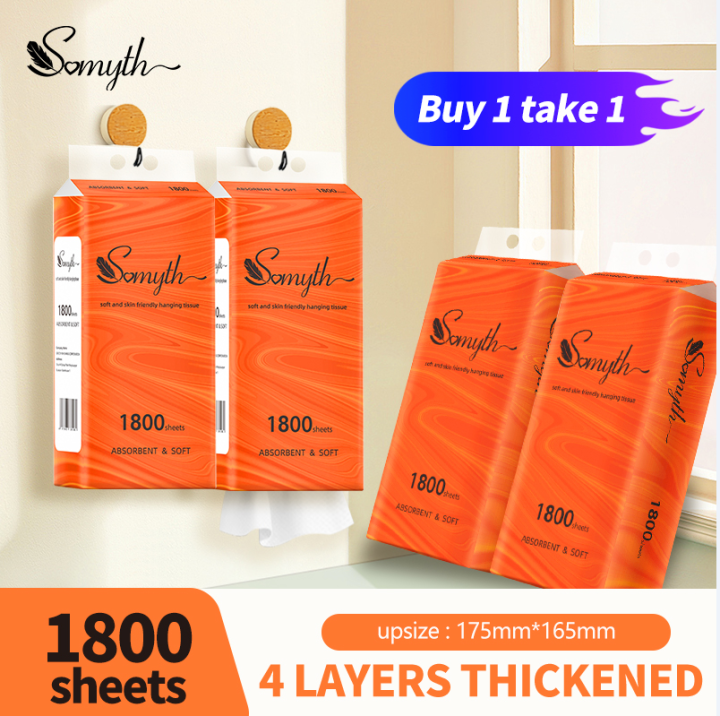 BIGGEST HANGING TISSUE (SOMYTH HANGING TISSUE) 1800 SHEETS 4 PLY ...