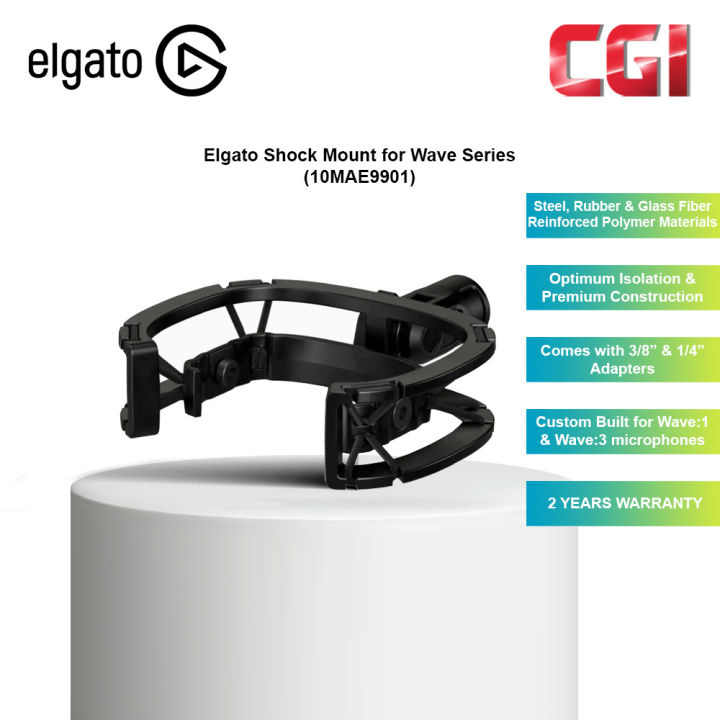 Elgato Wave Shock Mount Anti-Vibration Suspension Mount - 10MAE9901 ...