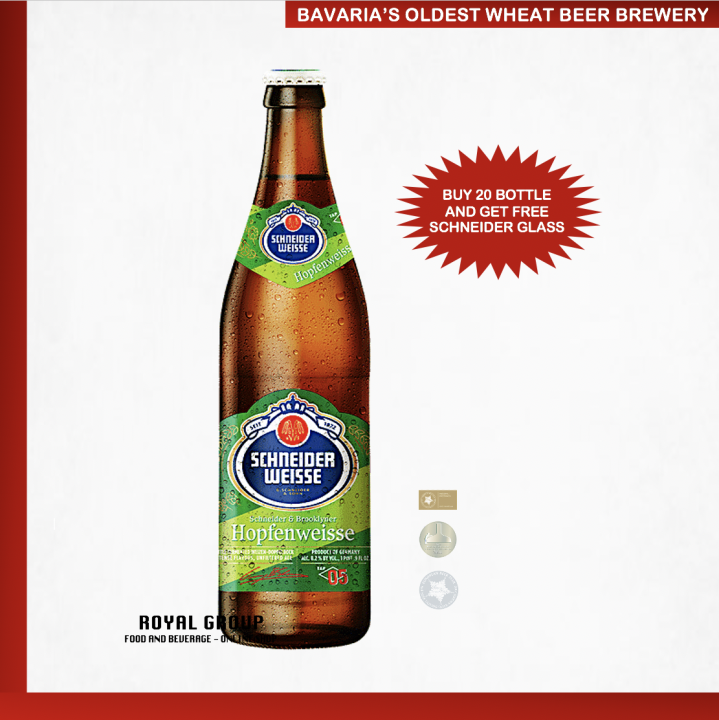 Schneider Weisse, Hopfenweisse "TAP 5" 8.2% Alc. 500ml/Bottle | Lazada PH