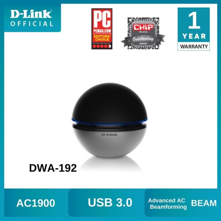 D-Link DWA-192 AC1900 Wireless Dual Band 3.0 USB Adapter | Lazada PH