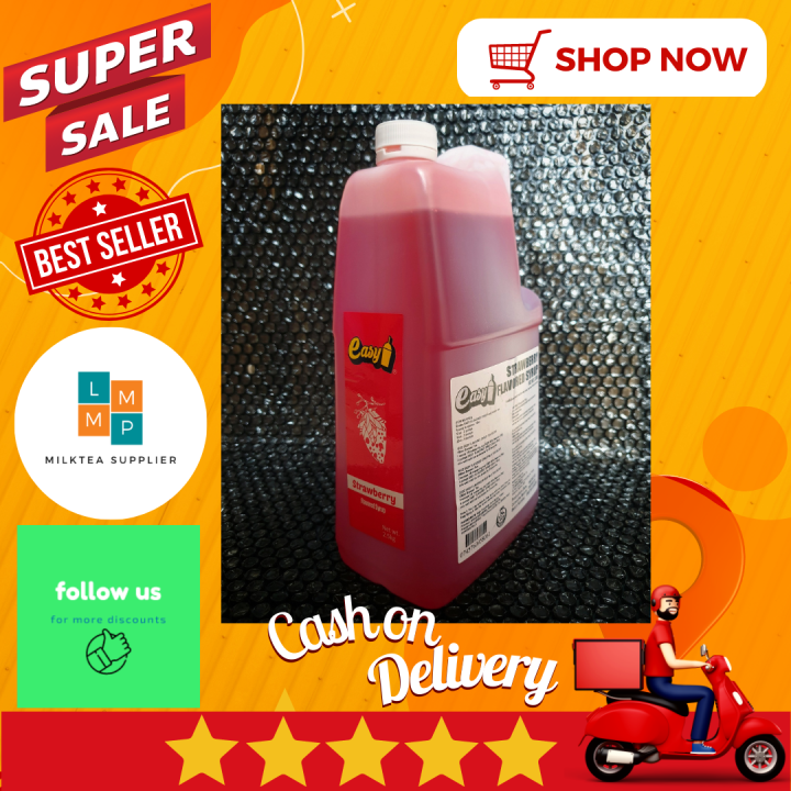 🥤🥤 STRAWBERRY SYRUP EASY BRAND 2.5KG 🥤🥤 - LMMP MILKTEA SUPPLIER PH ...