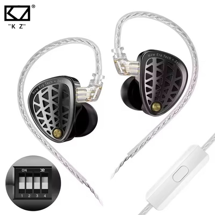 KZ Zenith High-End Tunable In-Ear Earphones Metal Headset Dynamic ...