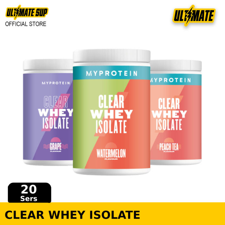 Myprotein Clear Whey Isolate Protein Powder - Fruity Whey Protein Shake ...