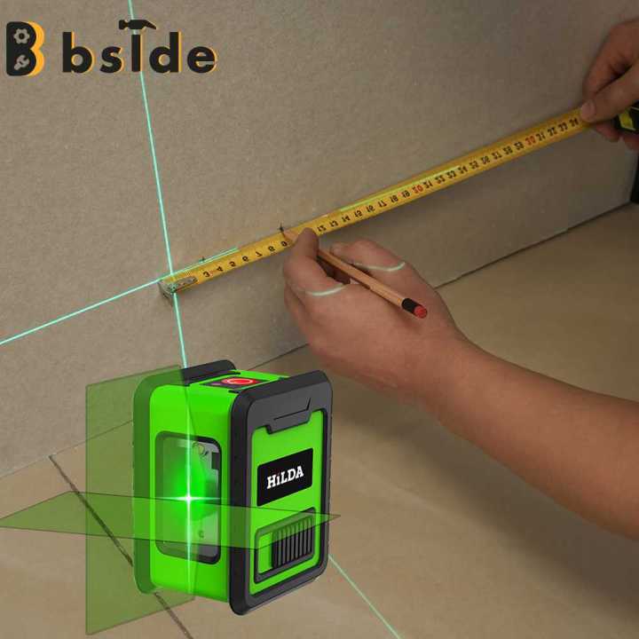 [Bside Tool Store] Cross-Line Casters 2 Lines Green Laser Vertical ...