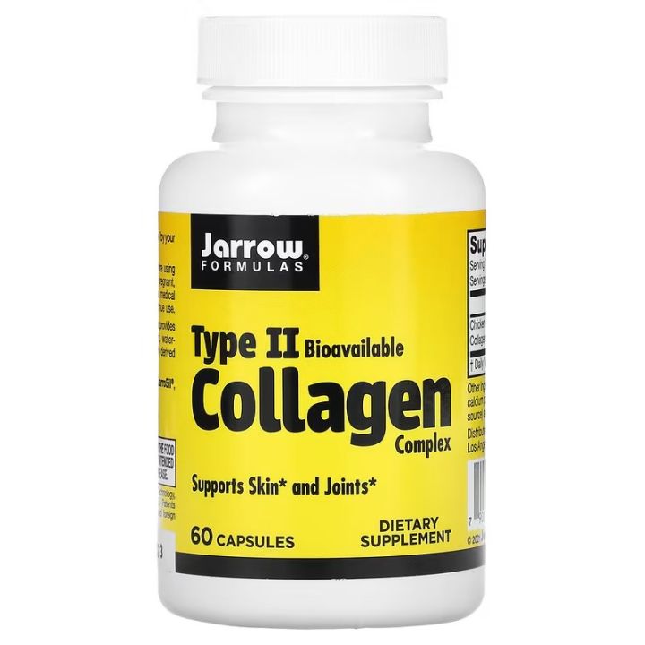 Jarrow Formulas, Type II Bioavailable Collagen Complex, 60 Capsules ...