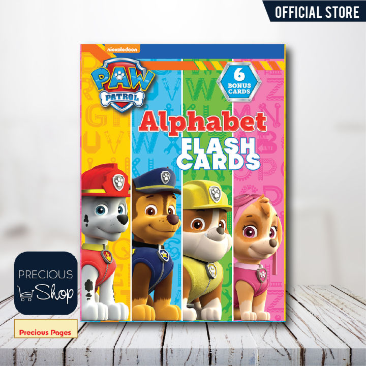 Paw Patrol Alphabet Flash Cards | Lazada PH