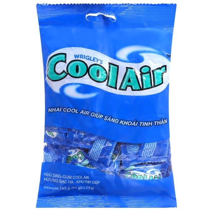 KẸO CAO SU SINGGUM COOLAIR GÓI 145G (50 CHIẾC)/ SING-GUM COOL AIR ...