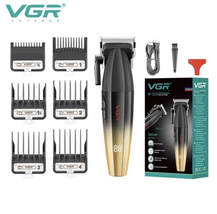 VGR HAIR CLIPPER V003 PROFESIONAL HAIR CLIPPER 9000 RPM VGR V003 | Lazada Indonesia