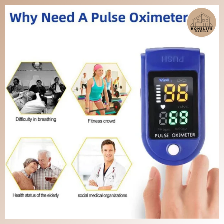 HL - Original Finger Pulse Oximeter Fingertip Pulse Blood Oxygen ...